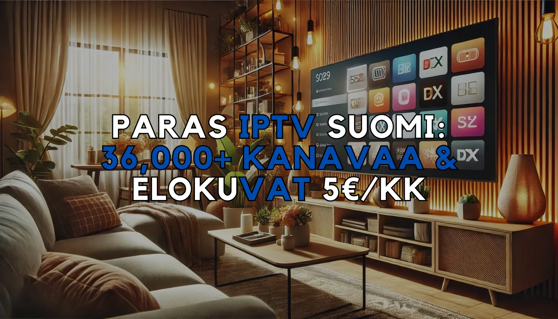 Paras IPTV Suomi: Top 36,000+ Kanavaa & Elokuvat 5€/kk
