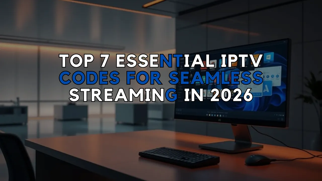Top 7 Essential IPTV Codes for Seamless Streaming in 2026